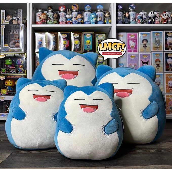 Thú bông pokemon Snorlax (kabigon) tròn đáng yêu mẫu mới siêu hot (25cm ...
