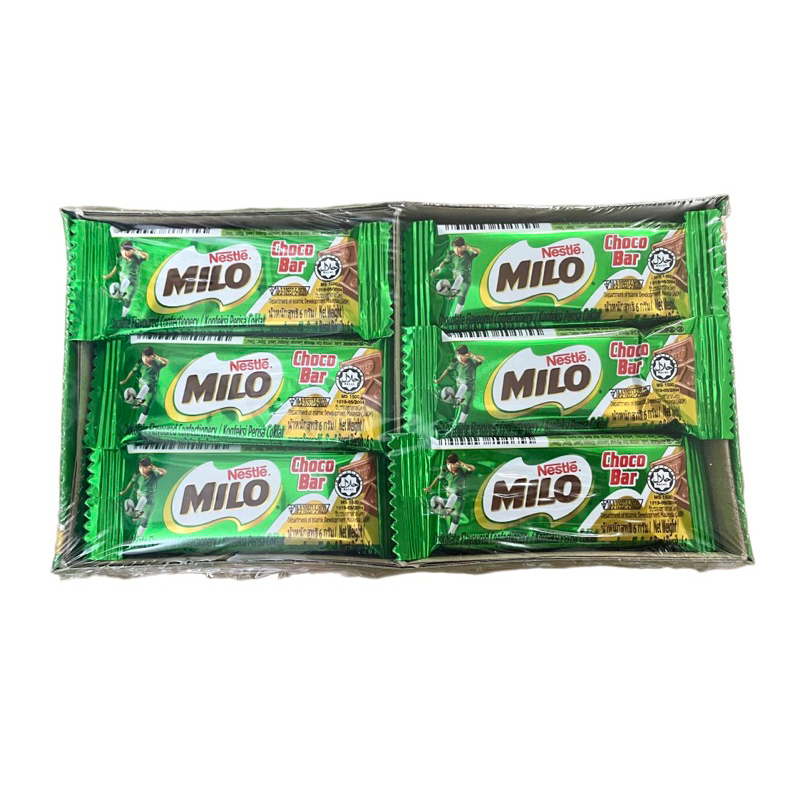 THANH SOCOLA MILO CHOCO BAR Thái Lan siêu thị hộp 12 và 24 thanh 6gr ...