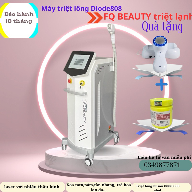 Máy triệt lông lạnh DIODE LASER 808 dùng trong spa | Shopee Việt Nam