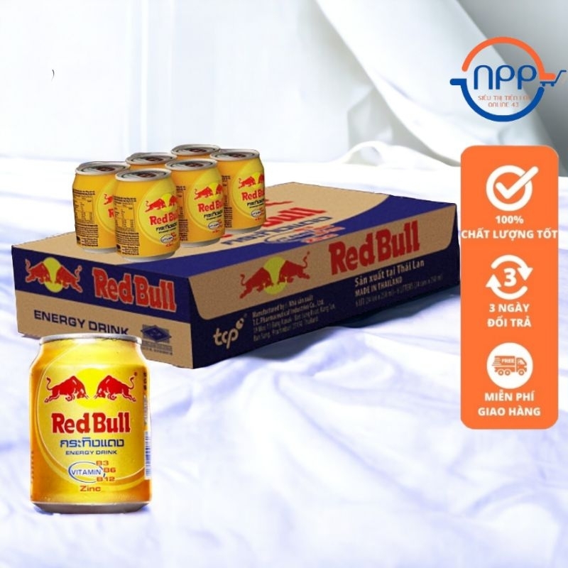 Nước Tăng Lực Redbull Thái Lan Mẫu Mới Nhập Khẩu, Bổ Sung ZinC Kẽm ...