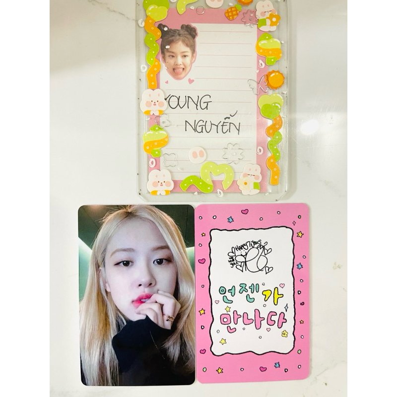 [CHÍNH HÃNG] TỔNG HỢP CARD FANSITE ROSÉ BLACKPINK | Shopee Việt Nam