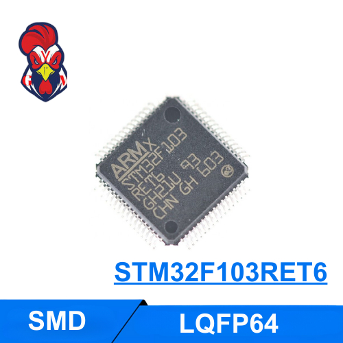 [1 CON] Vi Điều Khiển 32BIT Cortex M3 72MHz 512KB STM32F103RET6 LQFP64 ...