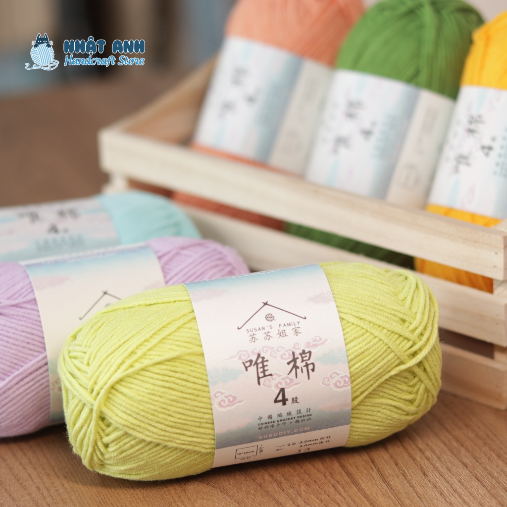 Len Susan’s Family 4 (mã 01-40) cuộn 50g | Shopee Việt Nam
