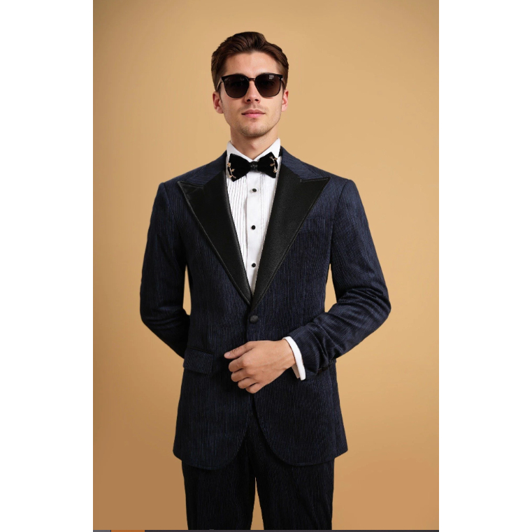 ÁO VEST THE TUXEDO ADAM NHUNG XANH TĂM TXVN28 | Shopee Việt Nam