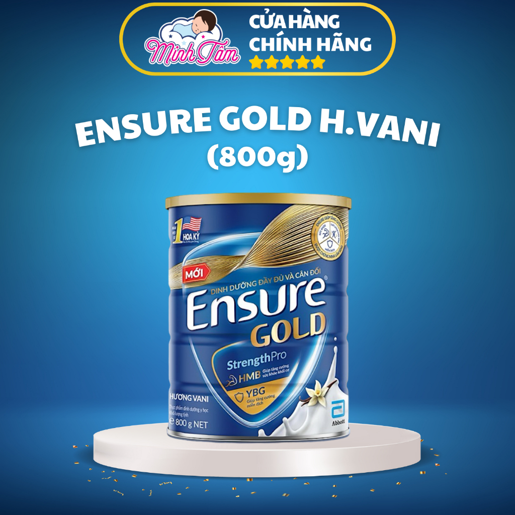 Sữa bột Ensure Gold hương vani (HMB+YBG) 800g | Shopee Việt Nam