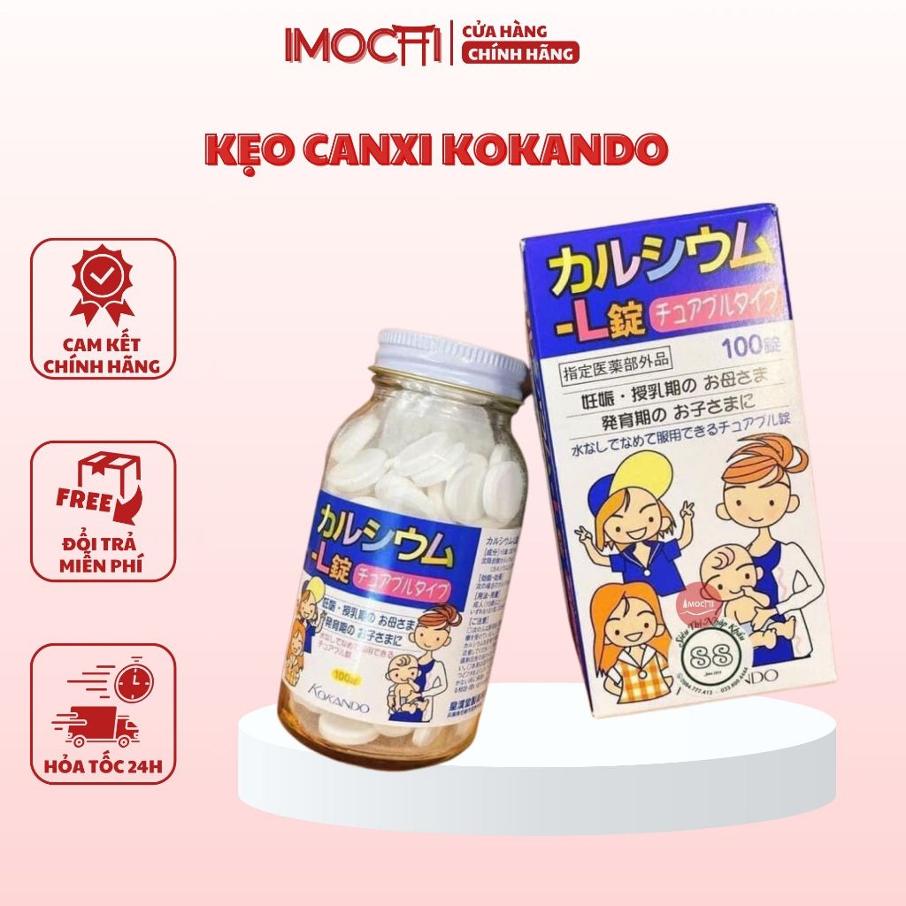 Kẹo canxi sữa chua Kokando Nhật Bản giúp hỗ trợ bổ sung canxi cho trẻ ...