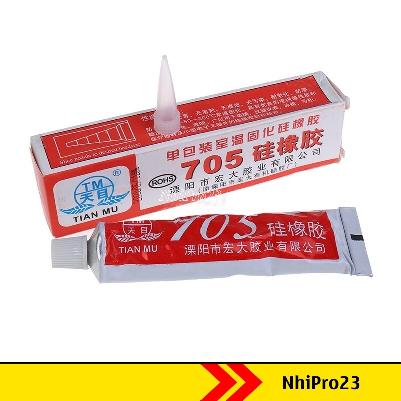 Keo 705 Silicon trong suốt chịu nhiệt chống thấm nước chuyên dụng cho ...