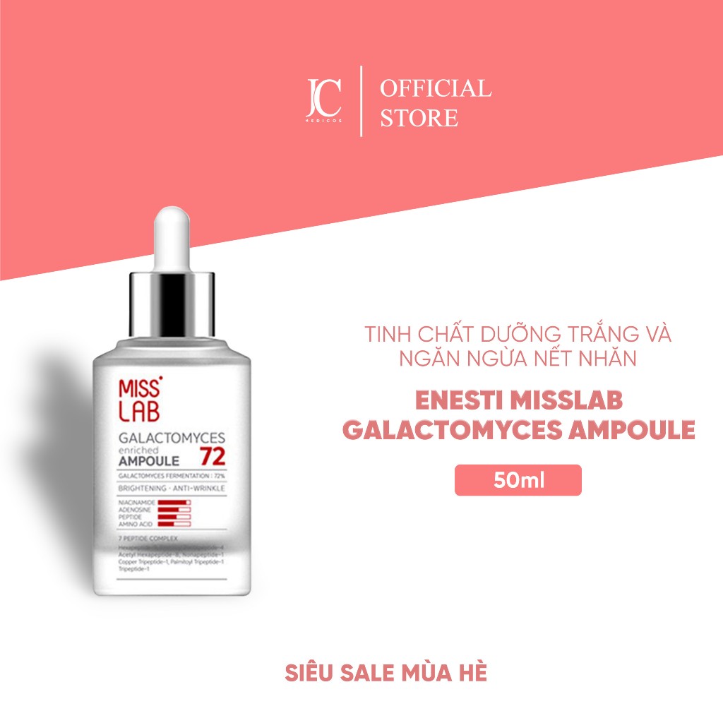 Tinh chất dưỡng trắng và ngăn ngừa lão hóa Enesti Miss Lab Galactomyces ...