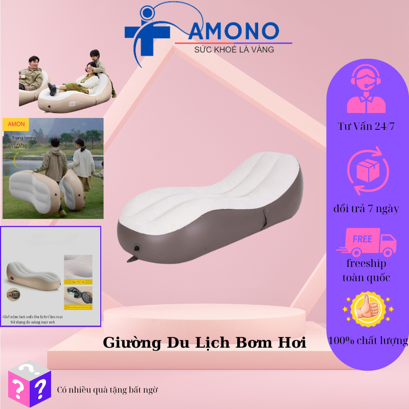 AMONO sofa bơm hơi cắm trại ngoài trời giường đệm khí di động | Shopee ...