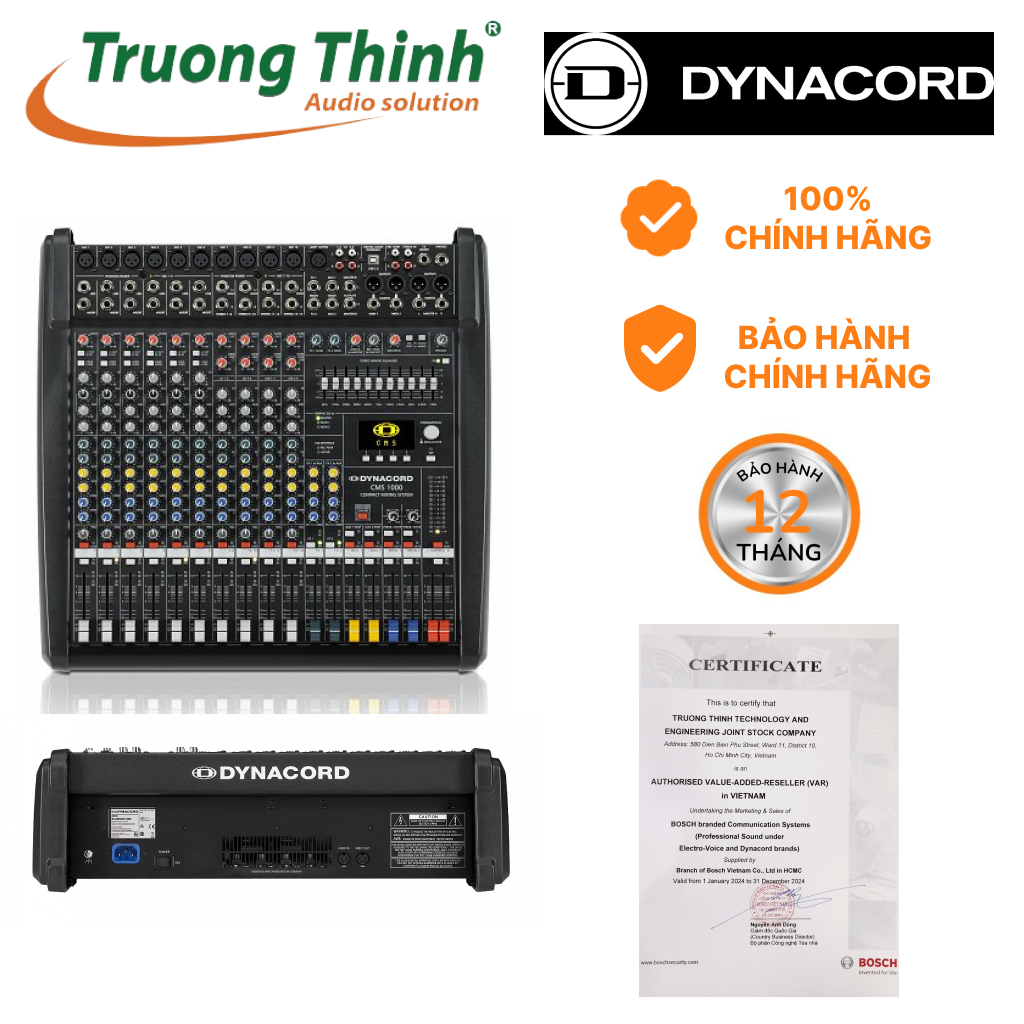 [CHÍNH HÃNG] Mixer Dynacord CMS1000-3 - Bàn trộn âm thanh Dynacord ...