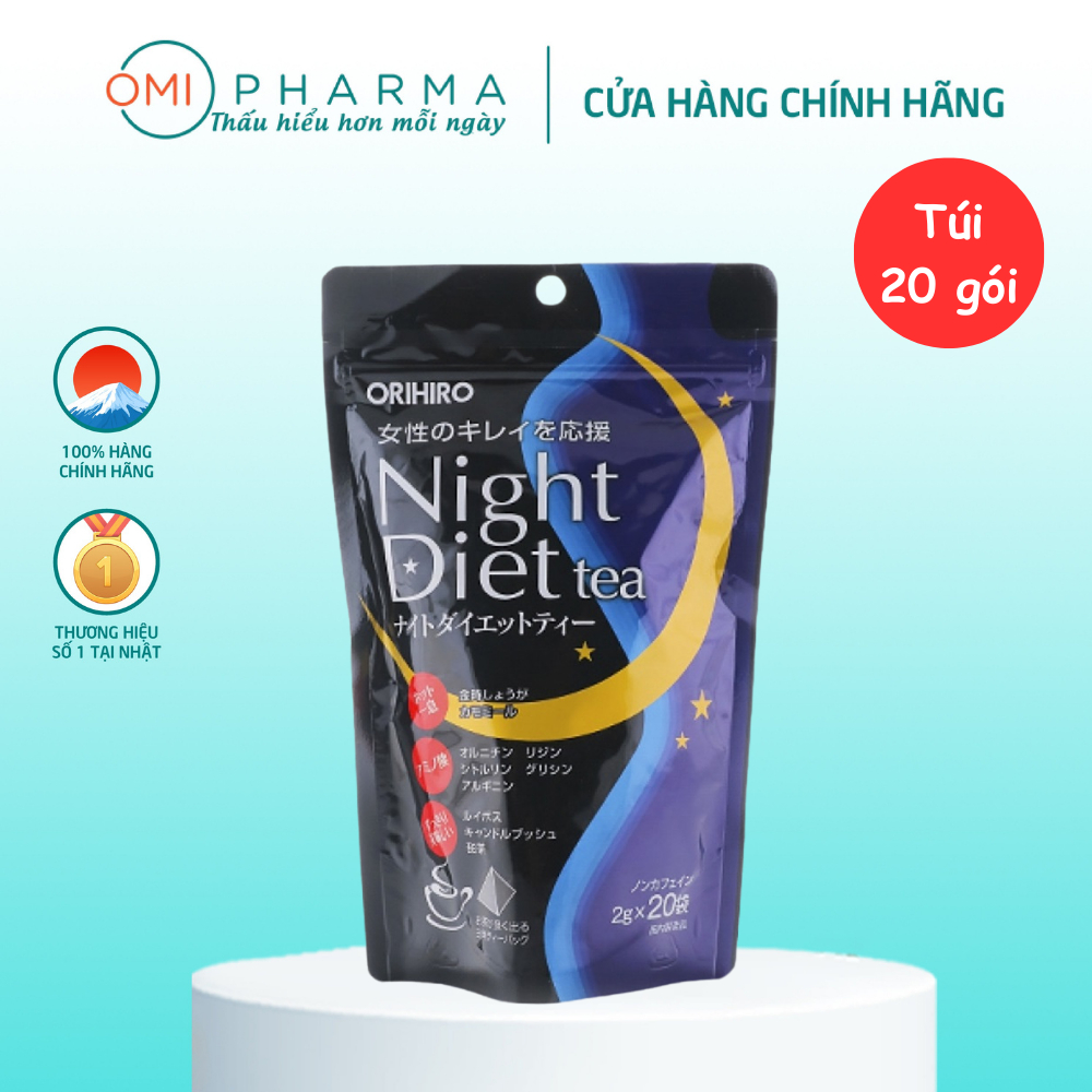 Trà Túi Lọc Night Diet Tea Orihiro Nhật Bản (Gói 20 Túi) | Shopee Việt Nam