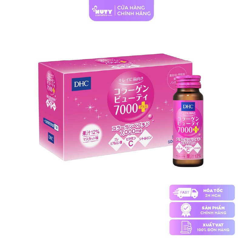 Nước Uống Bổ Sung DHC Collagen Beauty 7000 Plus (10chai x 50ml ...