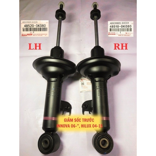 GIẢM SÓC TRƯỚC INNOVA 2006-'', HILUX 2004-2015 MÃ PHỤ TÙNG 48520-0K080 ...