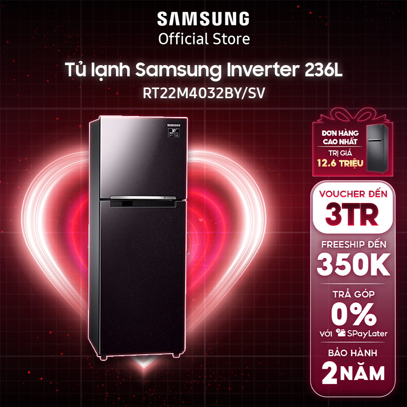 [Nhập ELAVDA153 giảm 12% đơn 3tr] Tủ lạnh Samsung Inverter 236 lít ...