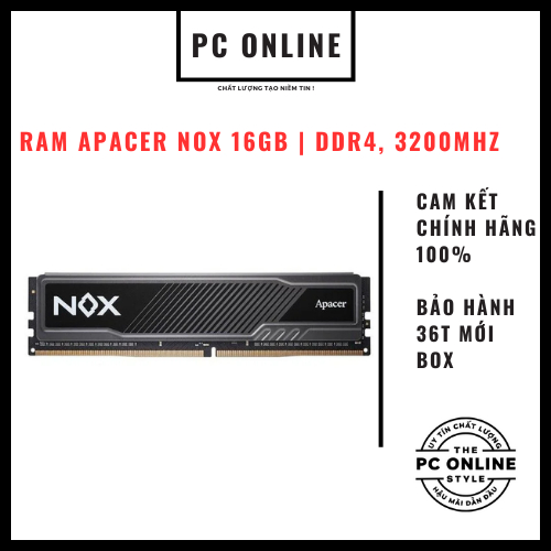 Ram Apacer NOX 16GB DDR4 3200MHz Mới Box 100% Chính Hãng | Shopee Việt Nam