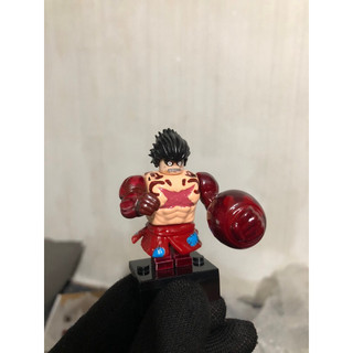 Lego custom minifigure: Luffy gear 4 Bounceman (One Piece) | Shopee ...