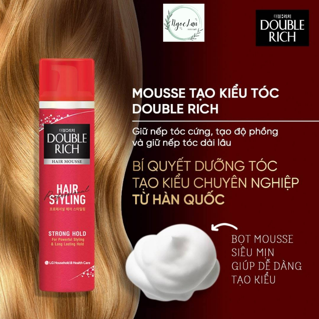 Keo Tạo Kiểu Tóc Double Rich Dạng Xịt Giữ Tóc Cố Định 170ml Hair Spray ...