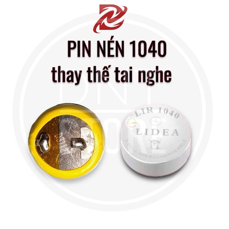 Pin tai nghe bluetooth Li-ion 3.6V LIR 1040 35mAh thay thế cho tai nghe ...