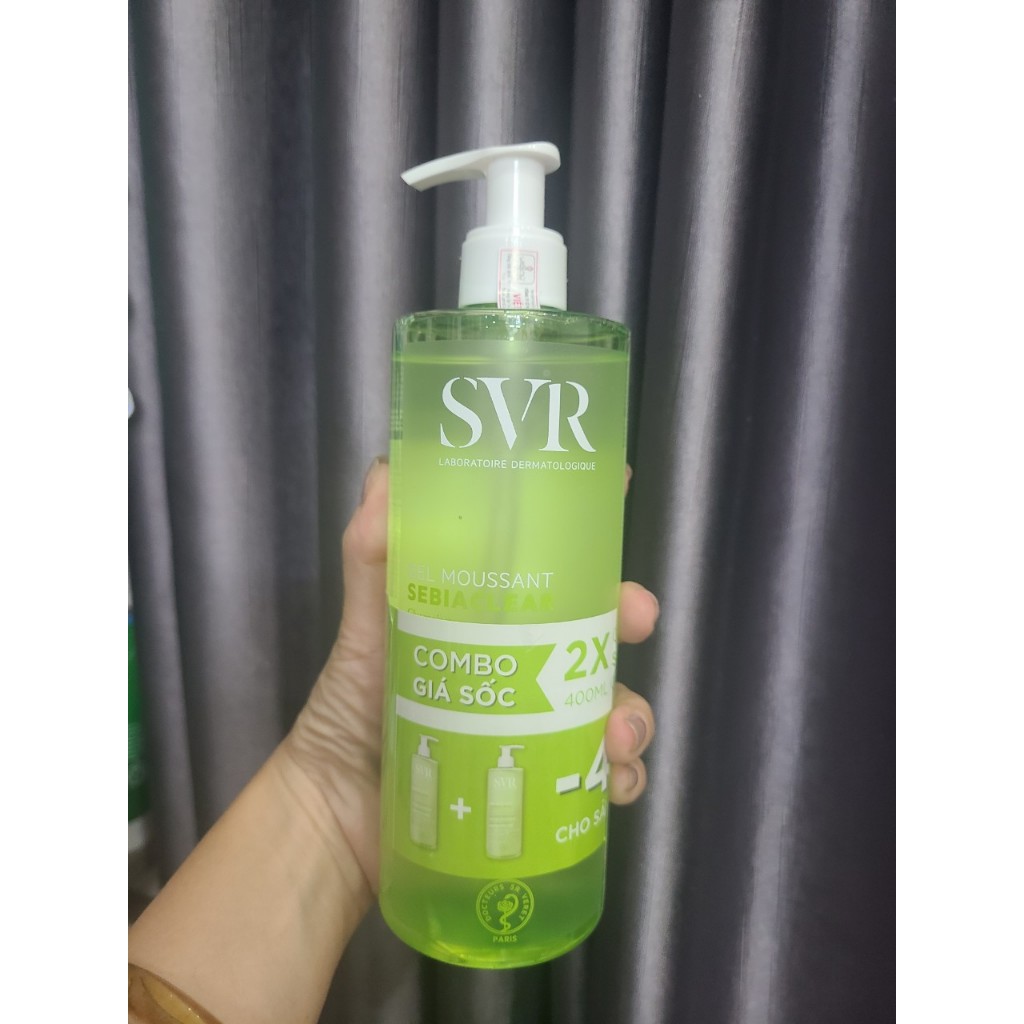 Sữa Rửa Mặt SVR Cho Da Dầu Mụn - SVR Sebiaclear Gel Moussant 55ml-200ml ...