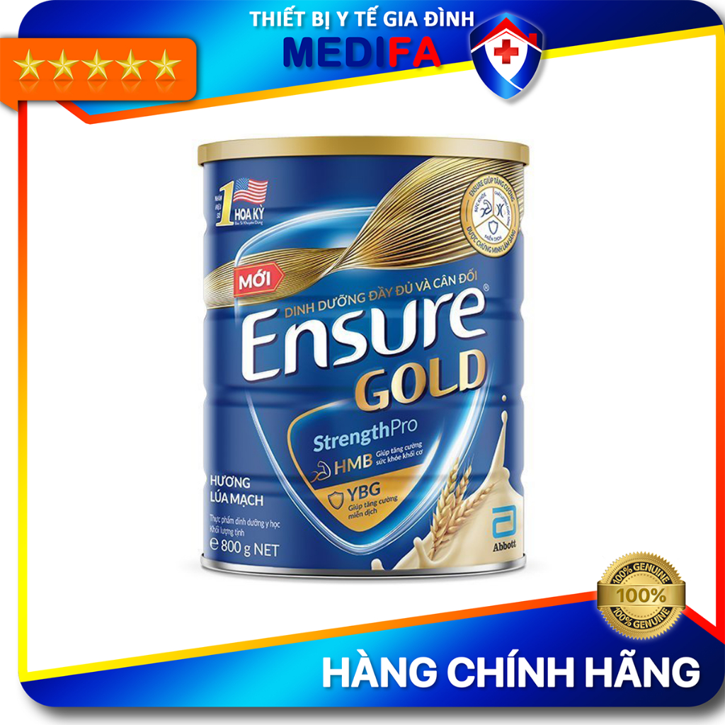 Sữa Bột Ensure Gold Abbott (HMB) 850g/800g Hương Lúa Mạch | Shopee Việt Nam