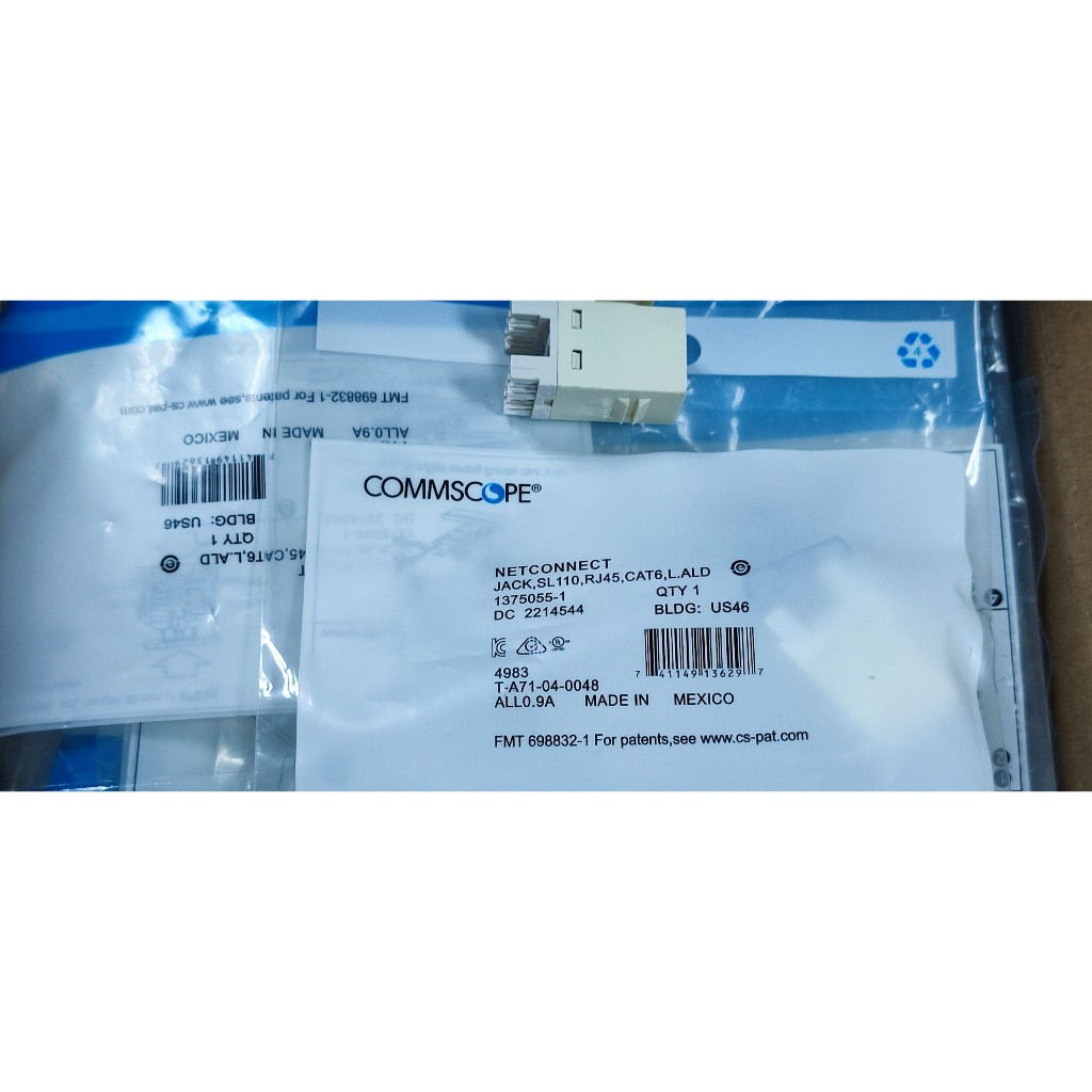 Nhân mạng Modular jack RJ45 Commscope Cat6 (chính hãng) | Shopee Việt Nam
