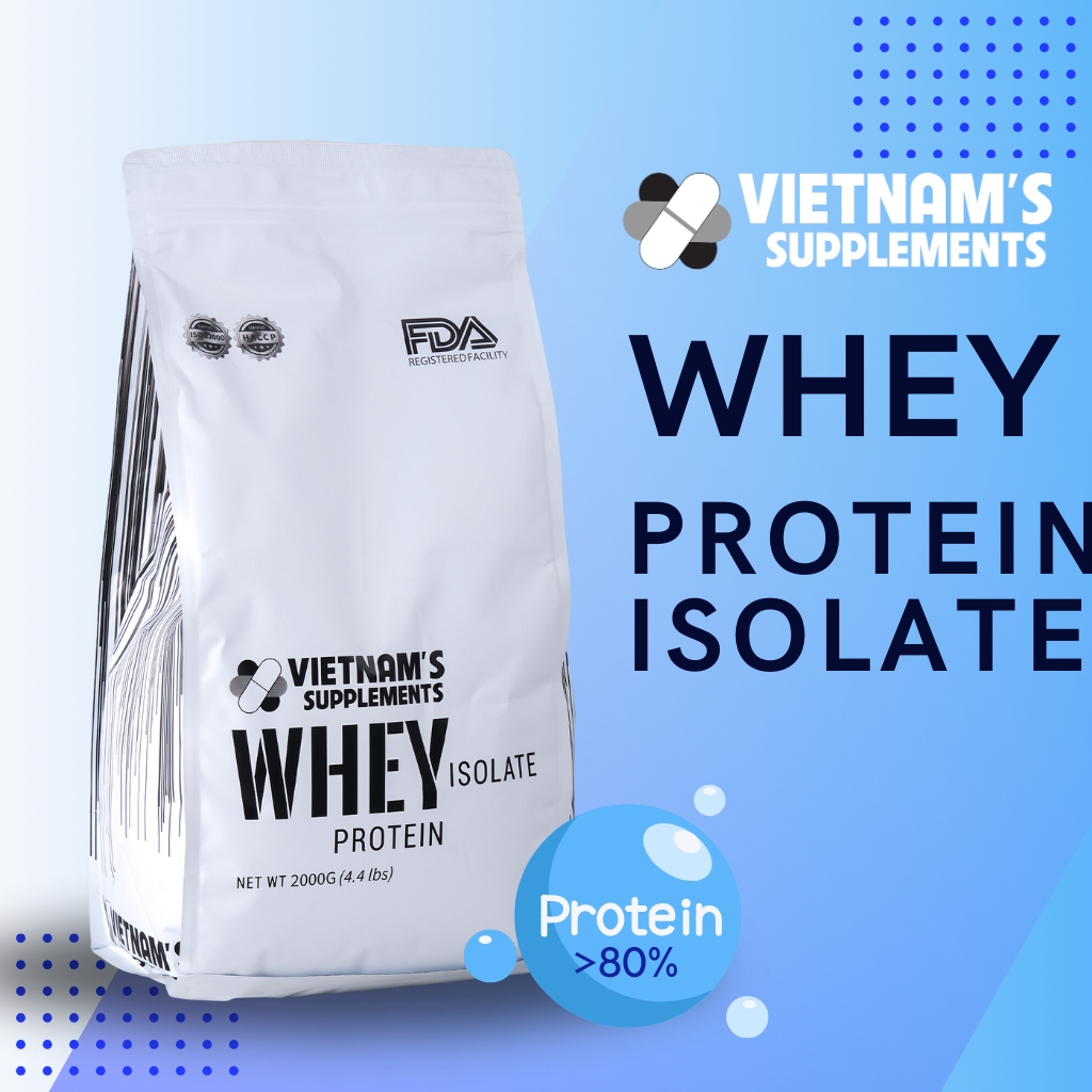 WHEY PROTEIN ISOLATE 2KG - Bổ sung protein, ít calories, ít béo, tăng ...