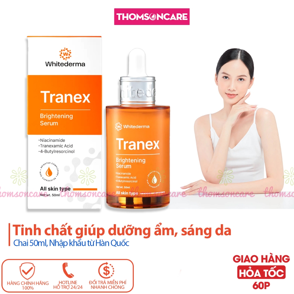 Serum làm trắng da, làm mờ vết thâm, đồi mồi Whitederma Tranex Brightening Serum 50ml Nhập khẩu ...