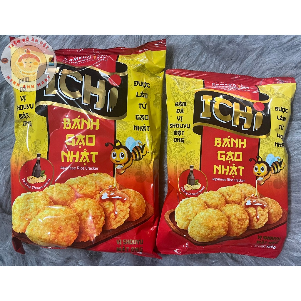 Bánh gạo Nhật Ichi vị Mật ong - 100g - 180g | Shopee Việt Nam