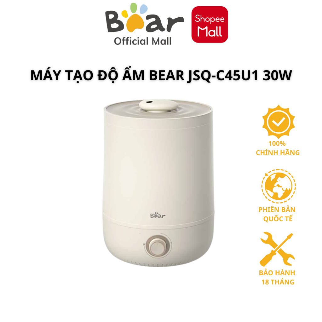 Máy Phun Sương Tạo Độ Ẩm Bear JSQ-C45U1 30W | Shopee Việt Nam