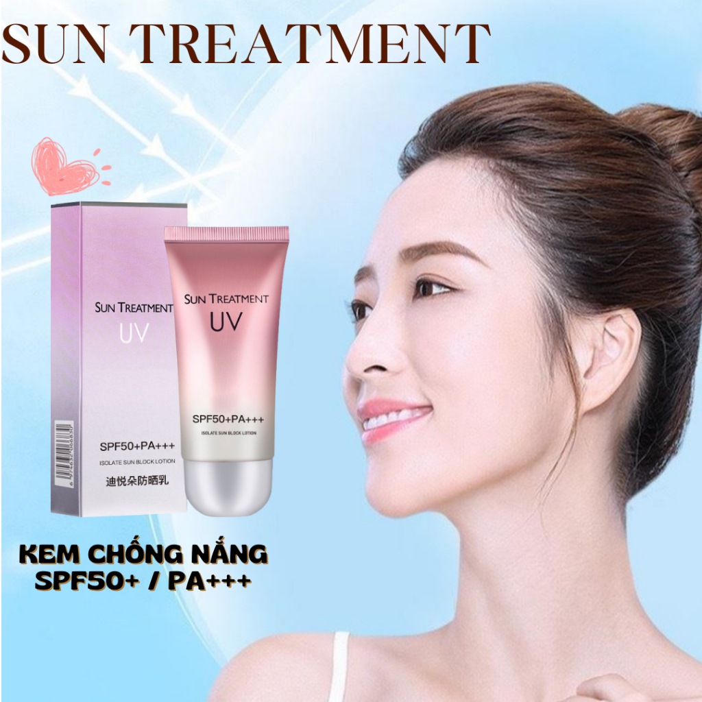 Kem Chống Nắng, Kem Chống tia UV Chính Hãng SUN TREATMENT SPF+ / PA ...