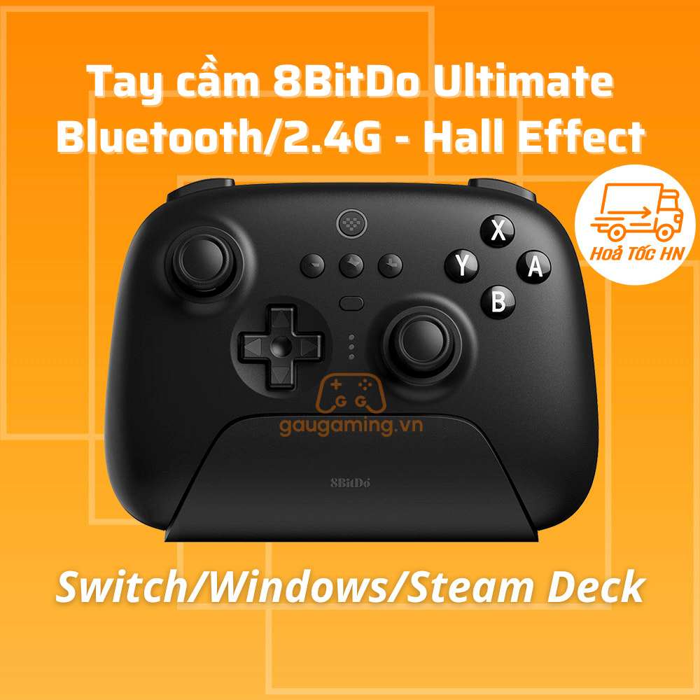 Tay cầm 8BitDo Ultimate Bluetooth kèm Dock sạc cho Nintendo Switch/Windows/Steam Deck | Shopee ...