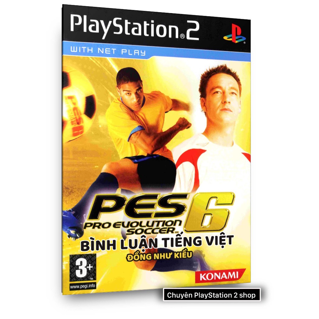 Đĩa game PS2, PES 6 HUYỀN THOẠI BÌNH LUẬN TIẾNG VIỆT | Shopee Việt Nam