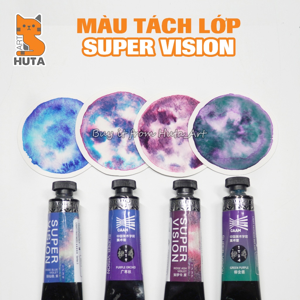 [Huta_Art] Màu tách lớp Super Vision hạng họa sĩ - Pan Chiết 1ML ...