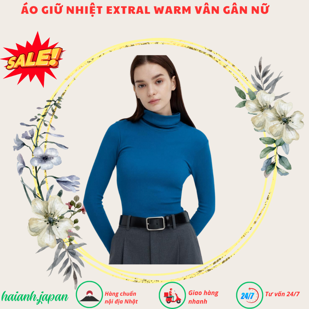 HEATTECH Extra Warm Áo Thun Không Đường May cổ tròn cổ lọ | Shopee Việt Nam