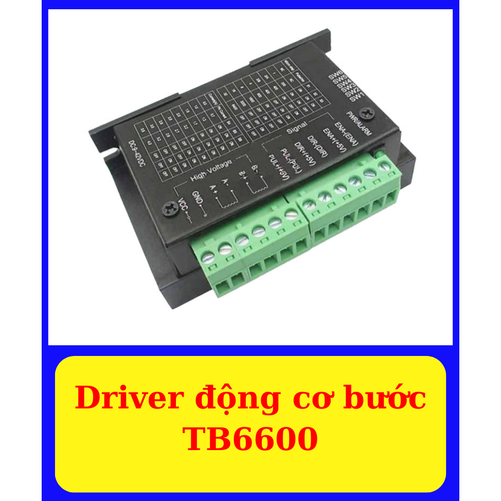 Mạch điều khiển động cơ bước TB6600 4.0A - Driver động cơ Step | Shopee ...