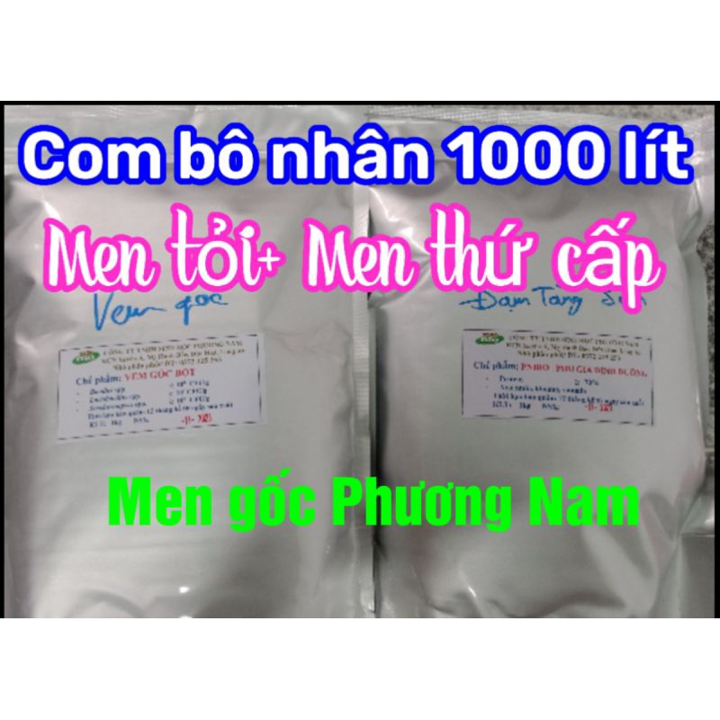 MEN VI SINH Ủ TỎI . COM BÔ Ủ 1000 LÍT GỒM 1 KG MEN GỐC VÀ 1KG PHỤ GIA DINH DƯỠNG BIO PHƯƠNG NAM ...