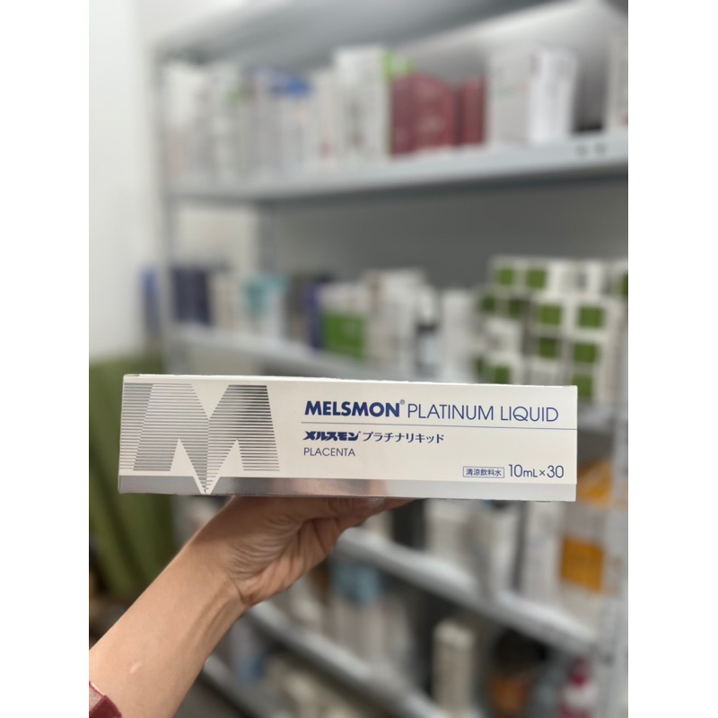 Collagen Nhau Thai ngựa Melsmon Platinum Liquid Placenta giúp Sáng Da ...