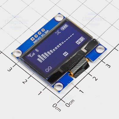LCD OLED SH1106 1.3inch 128x64 Chữ Trắng 4 Chân Giao Tiếp IIC | Shopee ...