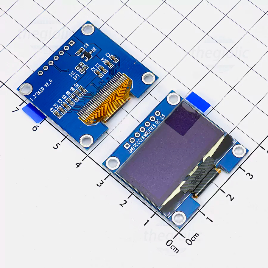 OLED LCD LCD OLED SH1106 1.3inch 128x64 Chữ Trắng 7 Chân Giao Tiếp SPI ...