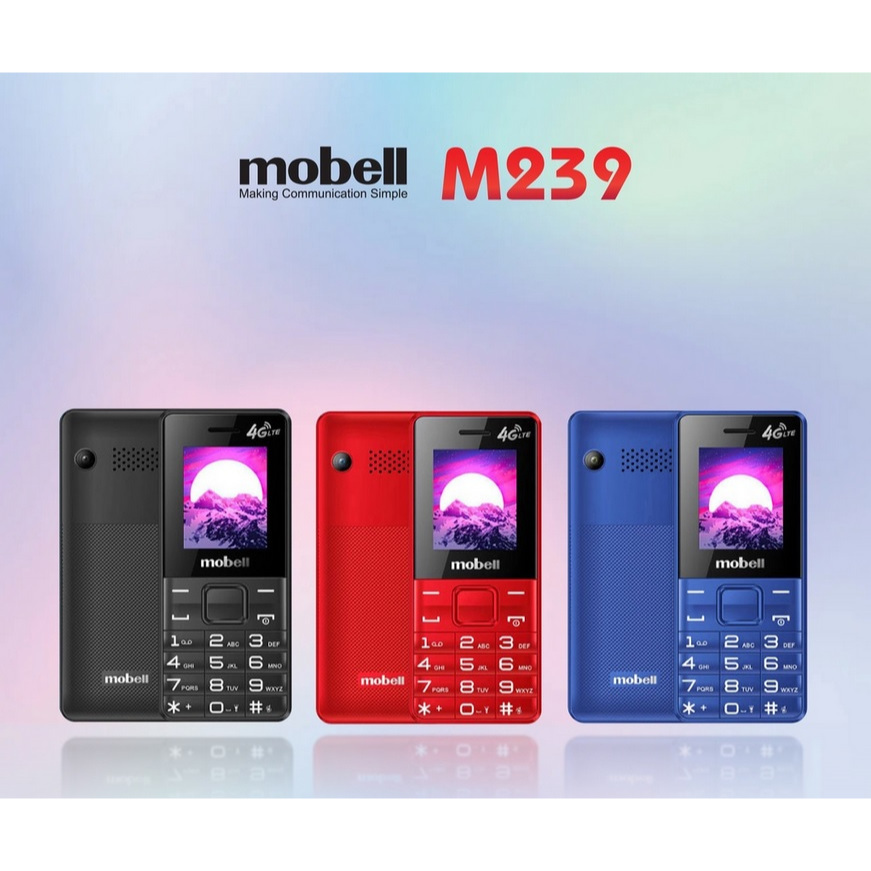 Điện Thoại Mobell M239 Chính Hãng 2 SIM 4G nghe gọi phổ thông Hỗ Trợ Mở ...