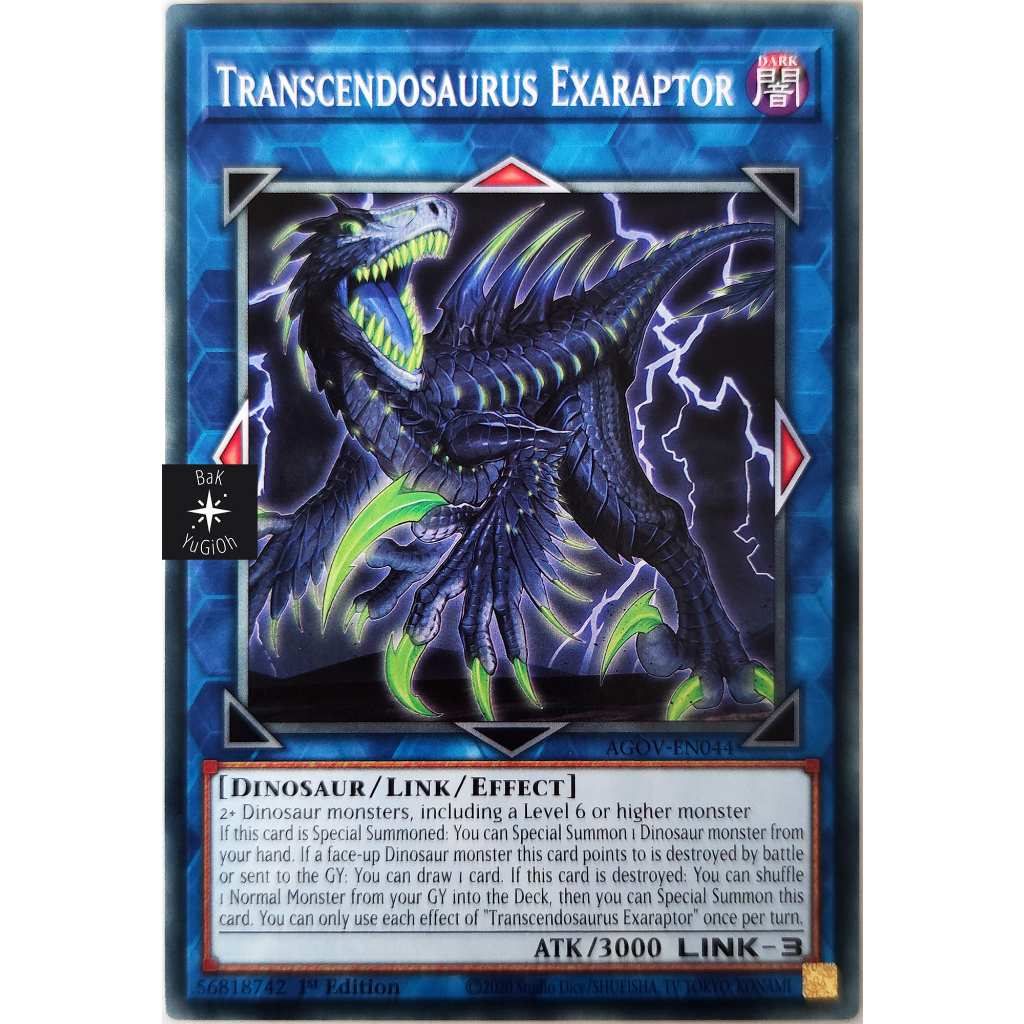 [BaK Yu-Gi-Oh!] [Thẻ Bài Chính Hãng] Transcendosaurus Exaraptor |EN+AE ...