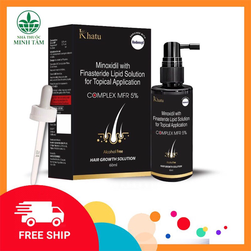 Serum Mọc Tóc Minoxidil,Redensyl & Finasteride Complex MFR 5% Không Chứa Cồn(60ml) | Shopee Việt Nam