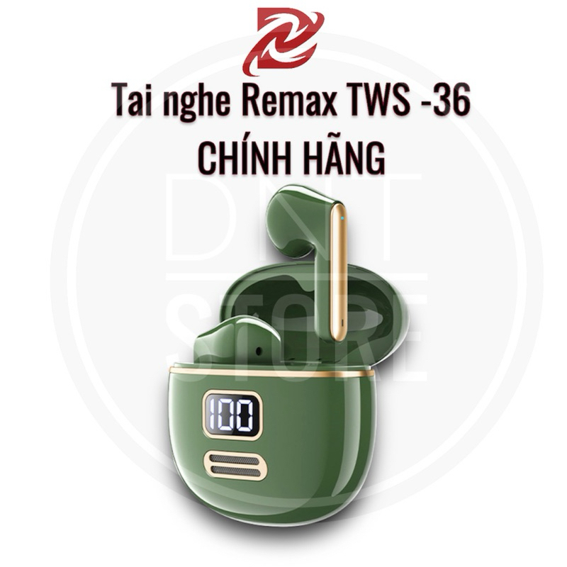 Tai nghe True Wireless Remax TWS-36| chính hãng| Siêu rẻ | Shopee Việt Nam