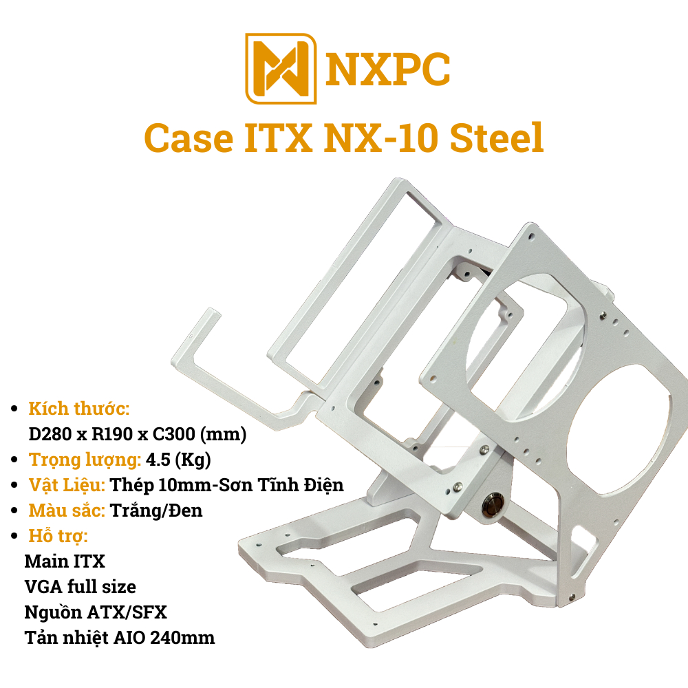 [NXPC] Case ITX Mini NX-10 Steel - Case Máy tính Hỗ Trợ Mainboard ITX ...