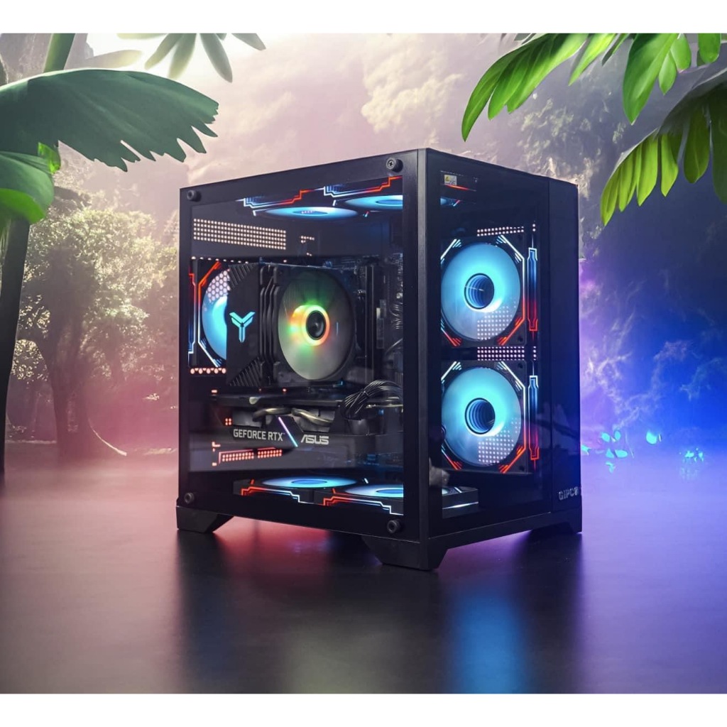 Quạt Tản Nhiệt, FAN LED RGB LC-10, LC-20, LC-30 - Phiên bản gió thổi ...