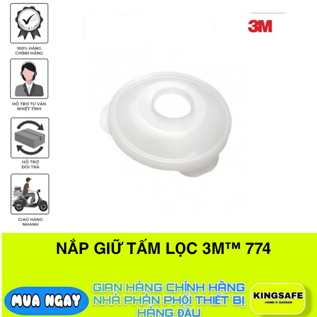 NẮP GIỮ TẤM LỌC 3M™ 774 , DÙNG KÈM CHO PIN LỌC 3301K-100 ( 1 CÁI ...