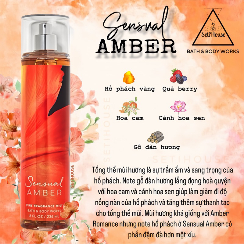 Body mist Bath And Body Works, xịt body mist nữ 236ML - Xịt thơm toàn ...