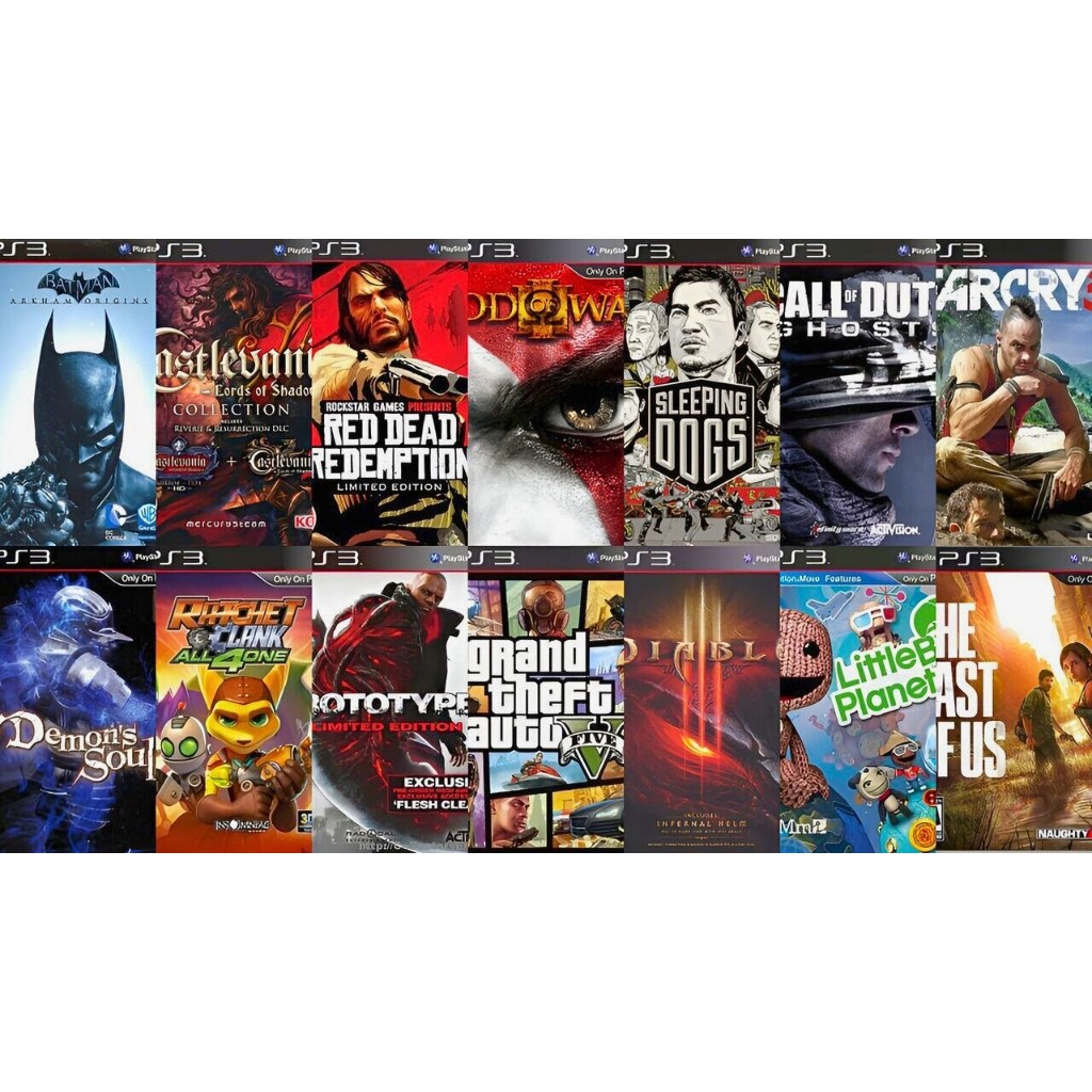 Tuyển Tập Đĩa Game PS3 (2nd) List 2 - Chính Hãng Sony - Hoạt động tốt ...