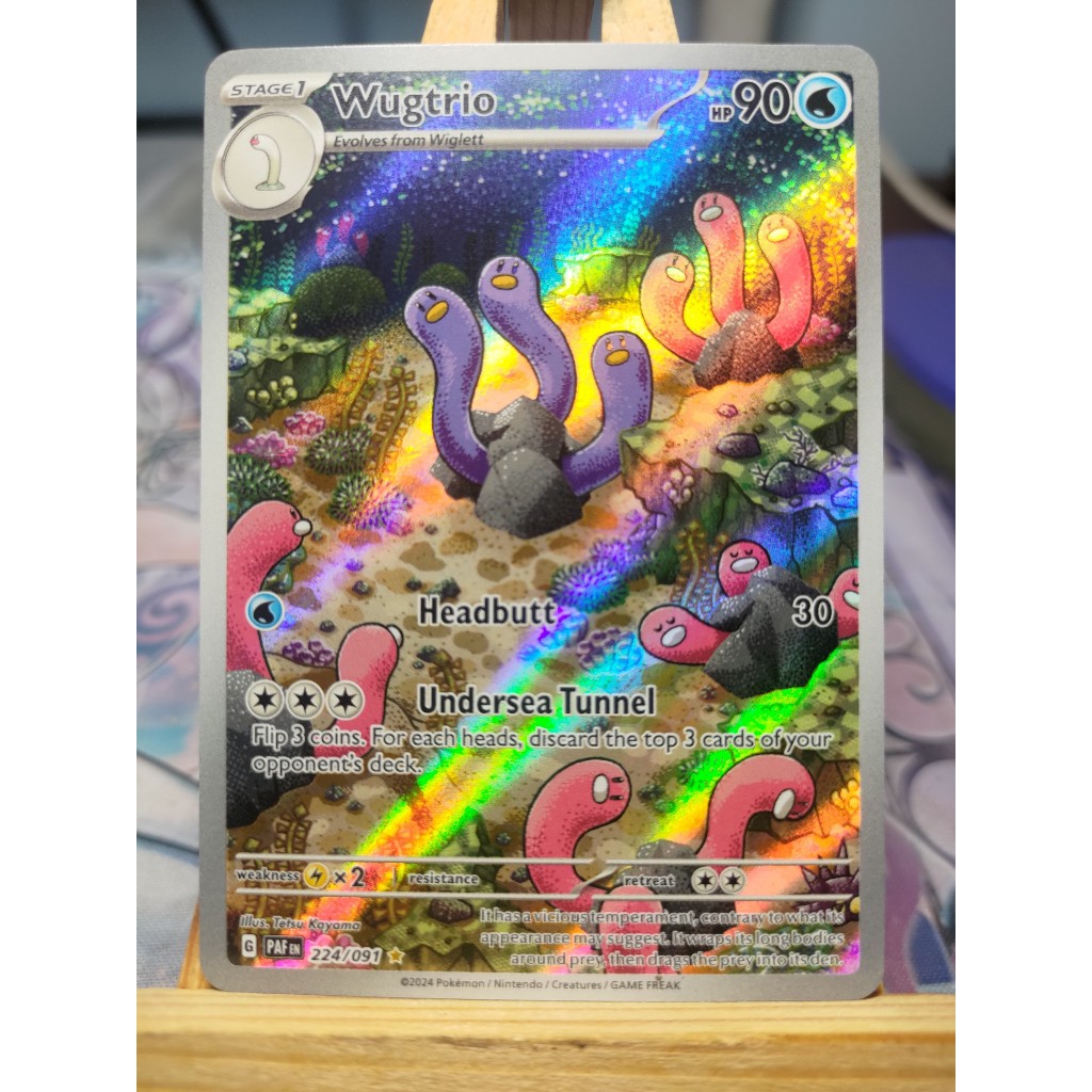 [KW2 Pokemon] [EN] Thẻ bài Wugtrio - 224/091 - Illustration Rare ...