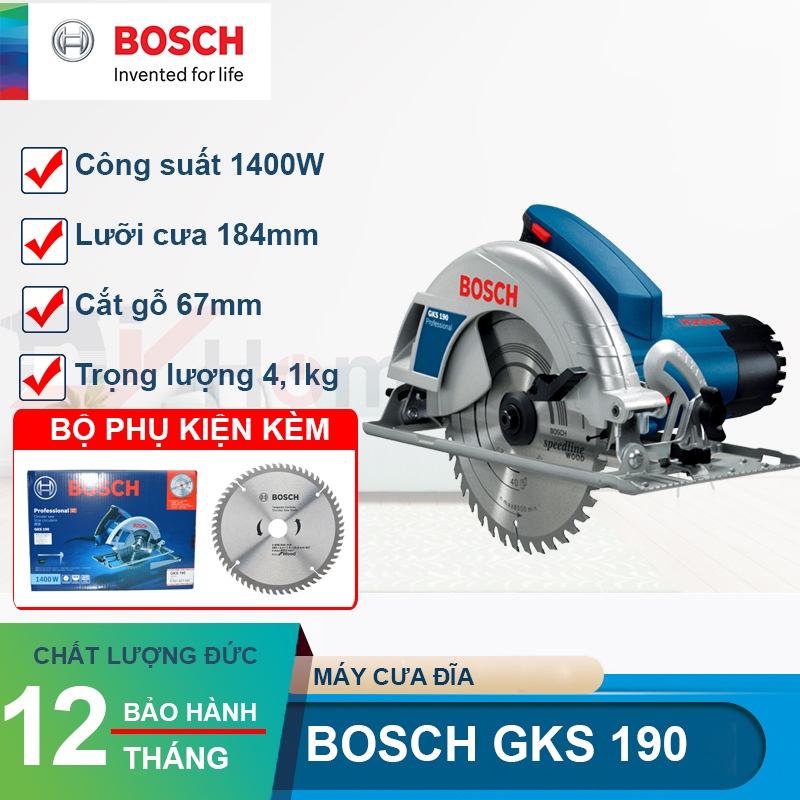 Máy Cưa gỗ Bosch GKS 190 | Shopee Việt Nam